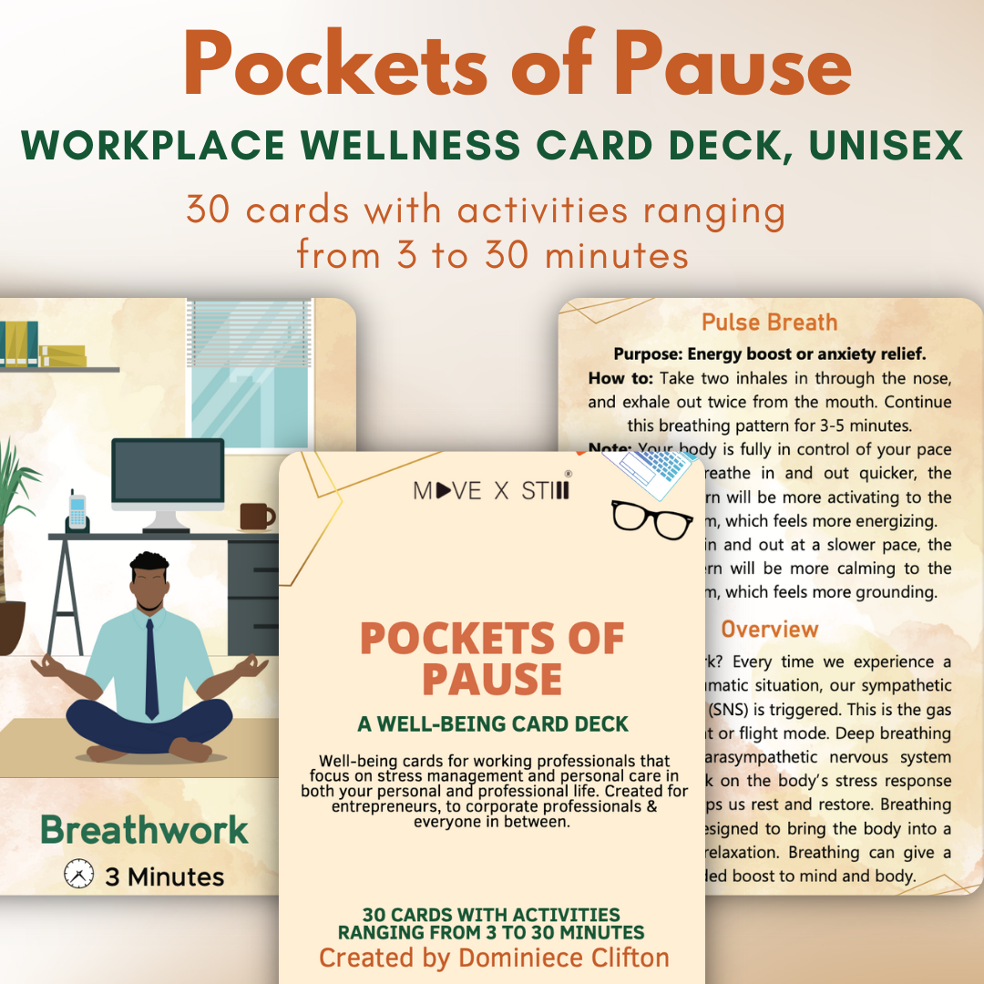 Pockets of Pause Workplace Wellness Deck - Dominiece